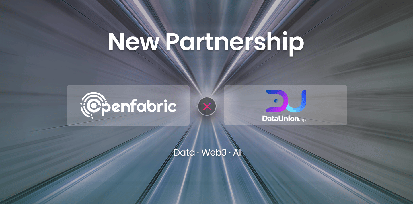 Partnership Alert: Openfabric Joins Forces with DataUnion